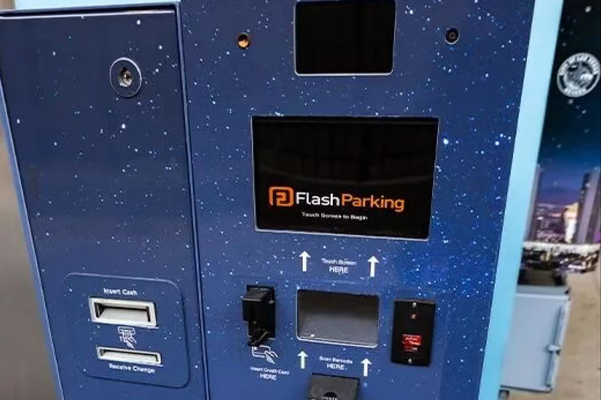 Cash Machines - Flash Parking
