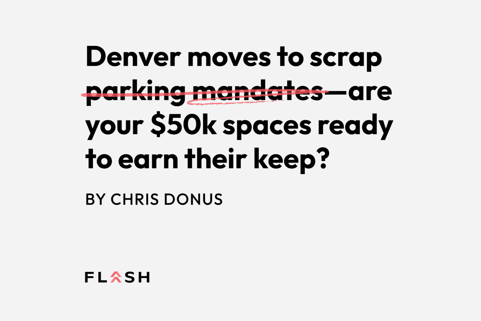Denver moves to scrap parking mandates—are your $50k spaces ready to ...